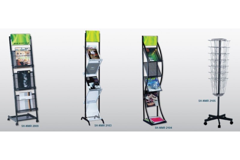 Newspaper & Magazine Rack - Shelton Mart | Office Furniture | Office ...